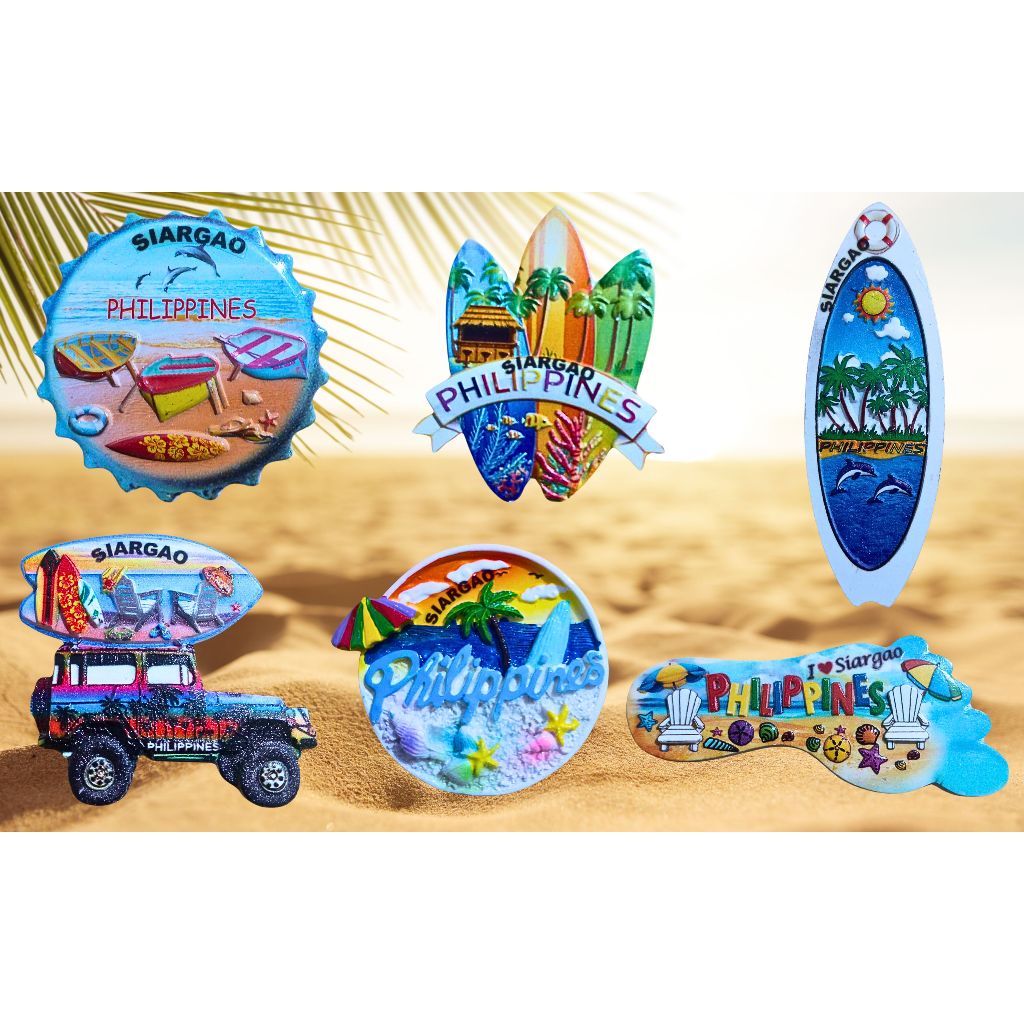 SIARGAO 2 CERAMIC REF MAGNET SOUVINER DESIGN | Shopee Philippines