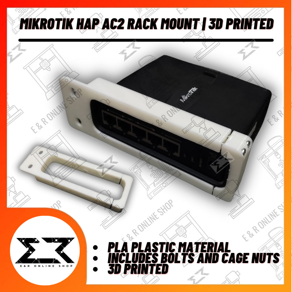 Mikrotik hAP Ac2 Rack Mount 3D Printed | Shopee Philippines