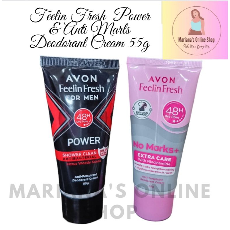 AVON FEELIN FRESH QUELCH POWER & FEELIN FRESH QUELCH ANTI NO MARKS ...