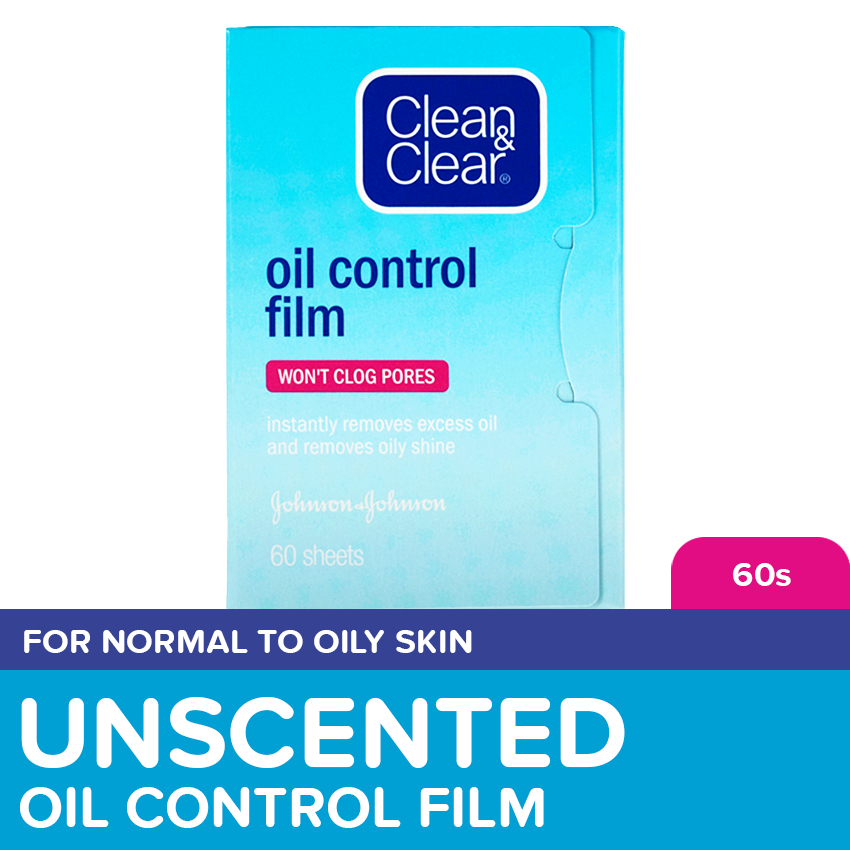 CLEAN & CLEAR Oil Control Film 60s | Shopee Philippines