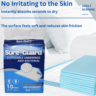 Underpads Disposable Sure-guard 600mm x 900mm 10 Pcs Pad With SUPER ...
