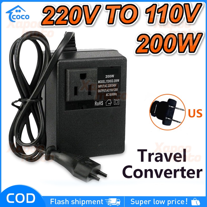 Intelligent Efficient Household 200W Ac 220V To 110V Transformer ...
