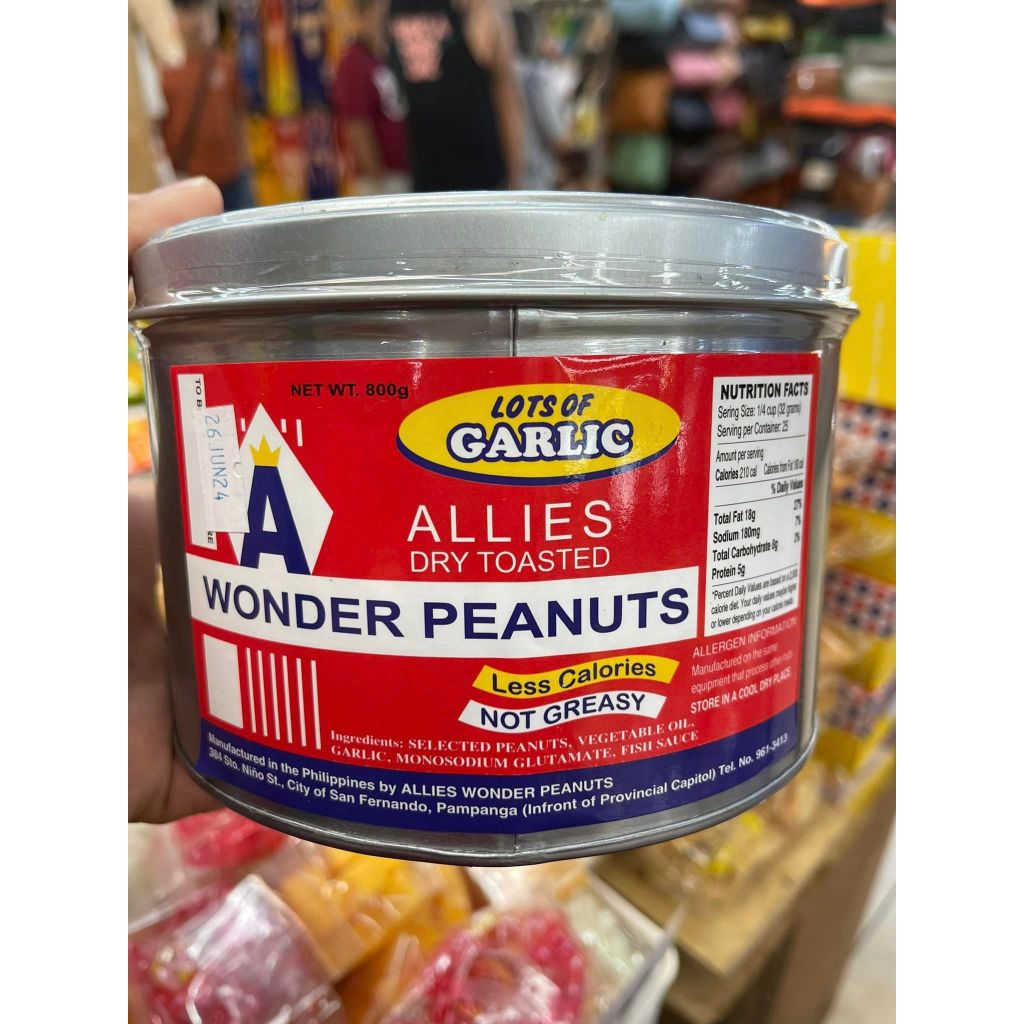 Allies Dry Toasted Wonder Peanuts | Shopee Philippines