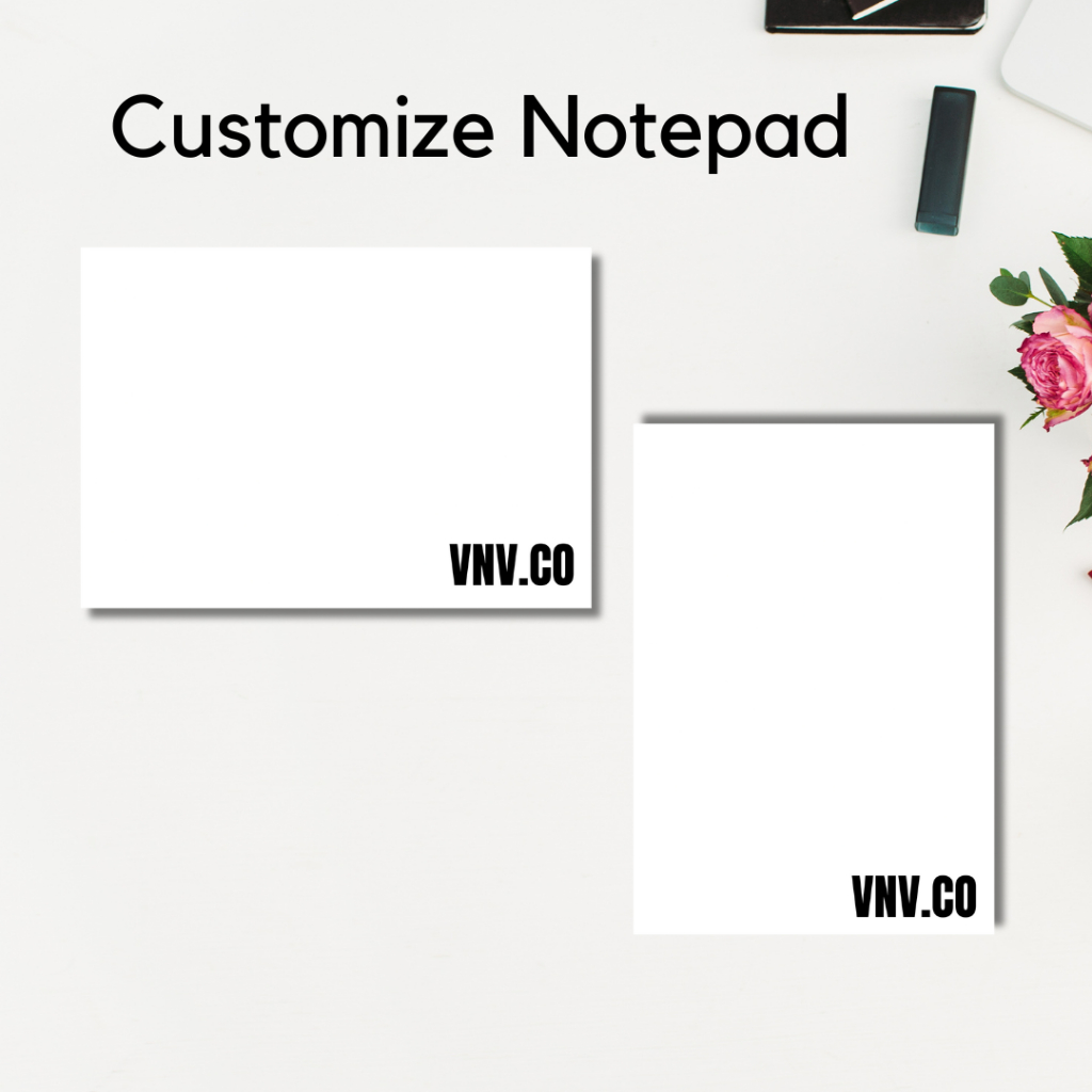 Customize Name Notepad A5 40 Sheets journal planner sticker stationery ...