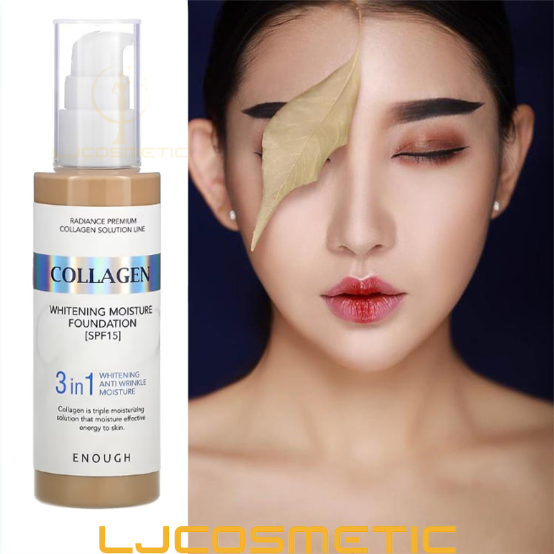 3IN1 ENOUGH COLLAGEN WHITENING MOISTURE FOUNDATION SPF15 | Shopee ...