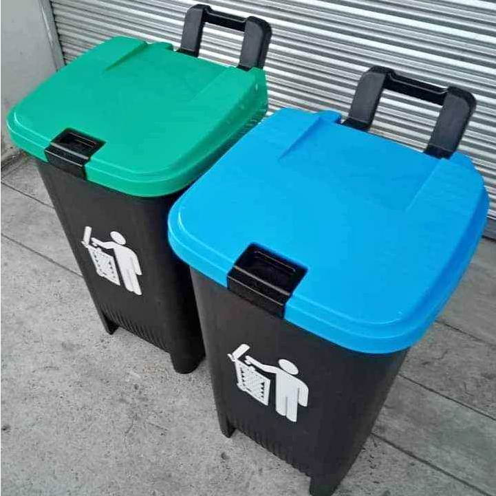 Orocan 80 Liters Trash Bin Trash Can with Wheels and lock Basurahan ...