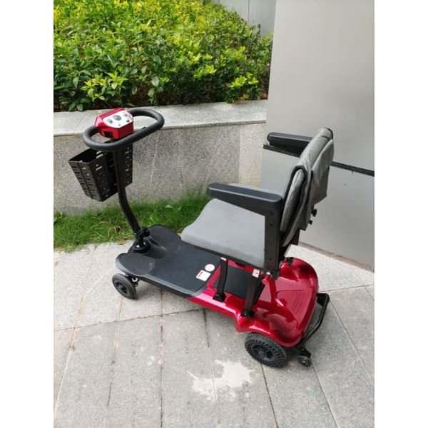 wxwise travel scooterT500 S elderly lithium battery scooter foldable 4 ...