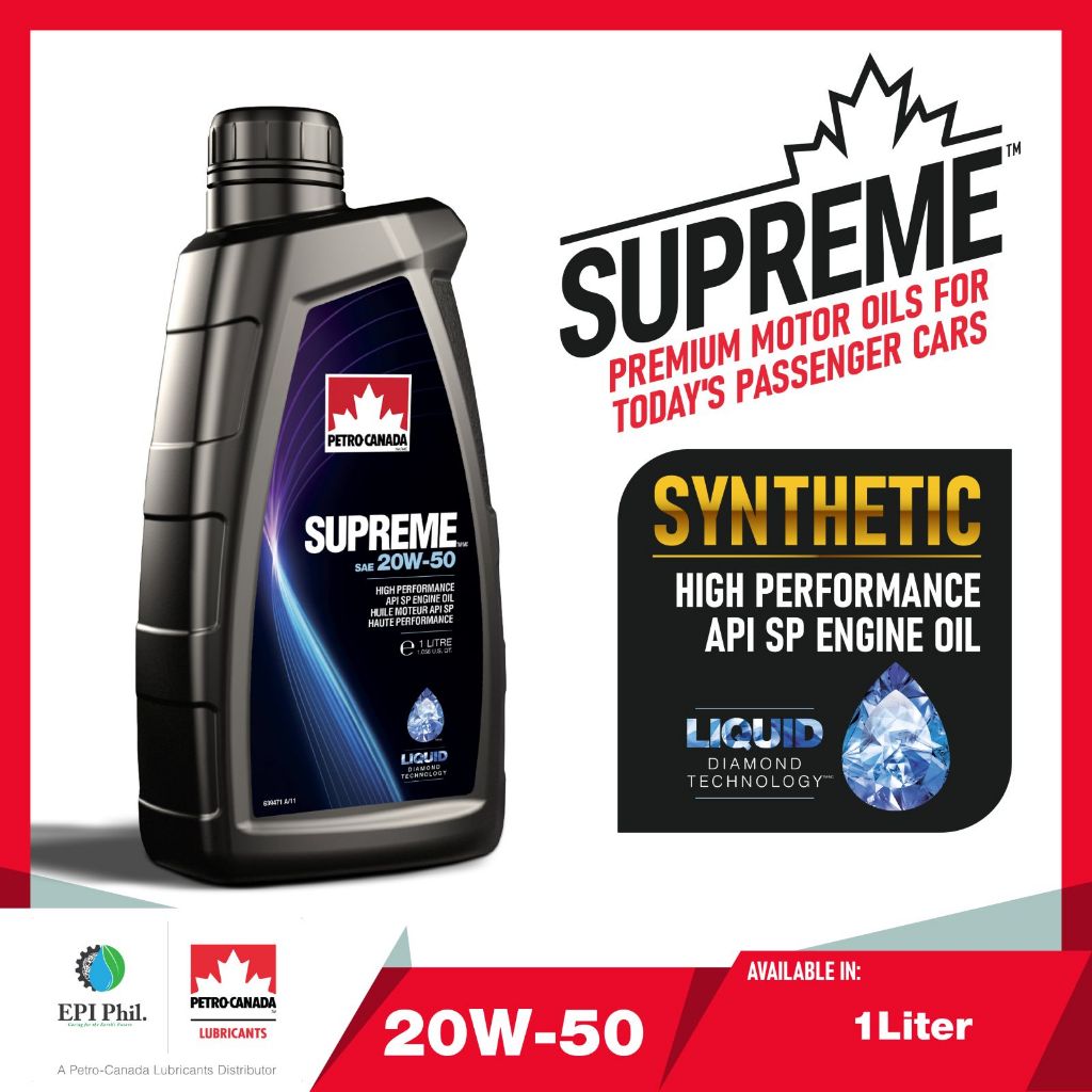 Petro-Canada Lubricants Supreme 20W-50 (1 Liter) | Shopee Philippines