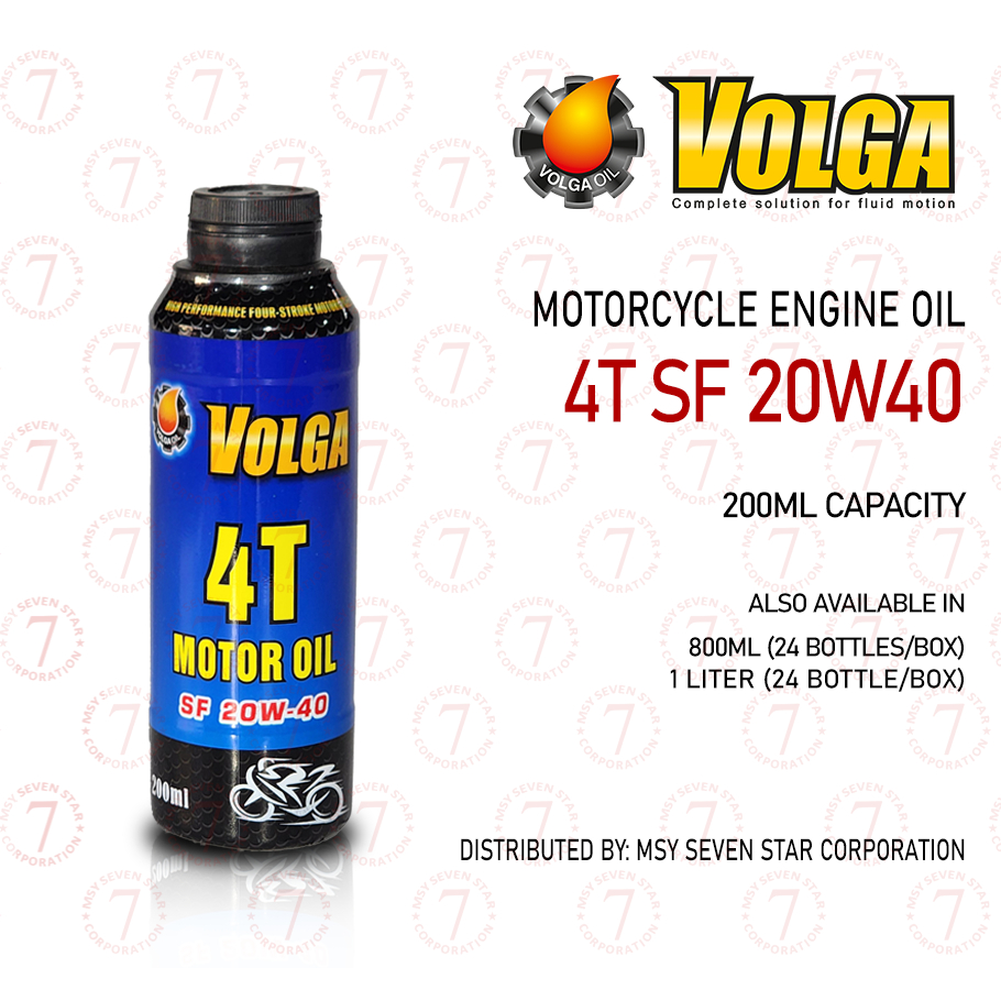 VOLGA MC 4T SF 20W40 200 mL Heavy Duty Motorcycle Oil | Shopee Philippines