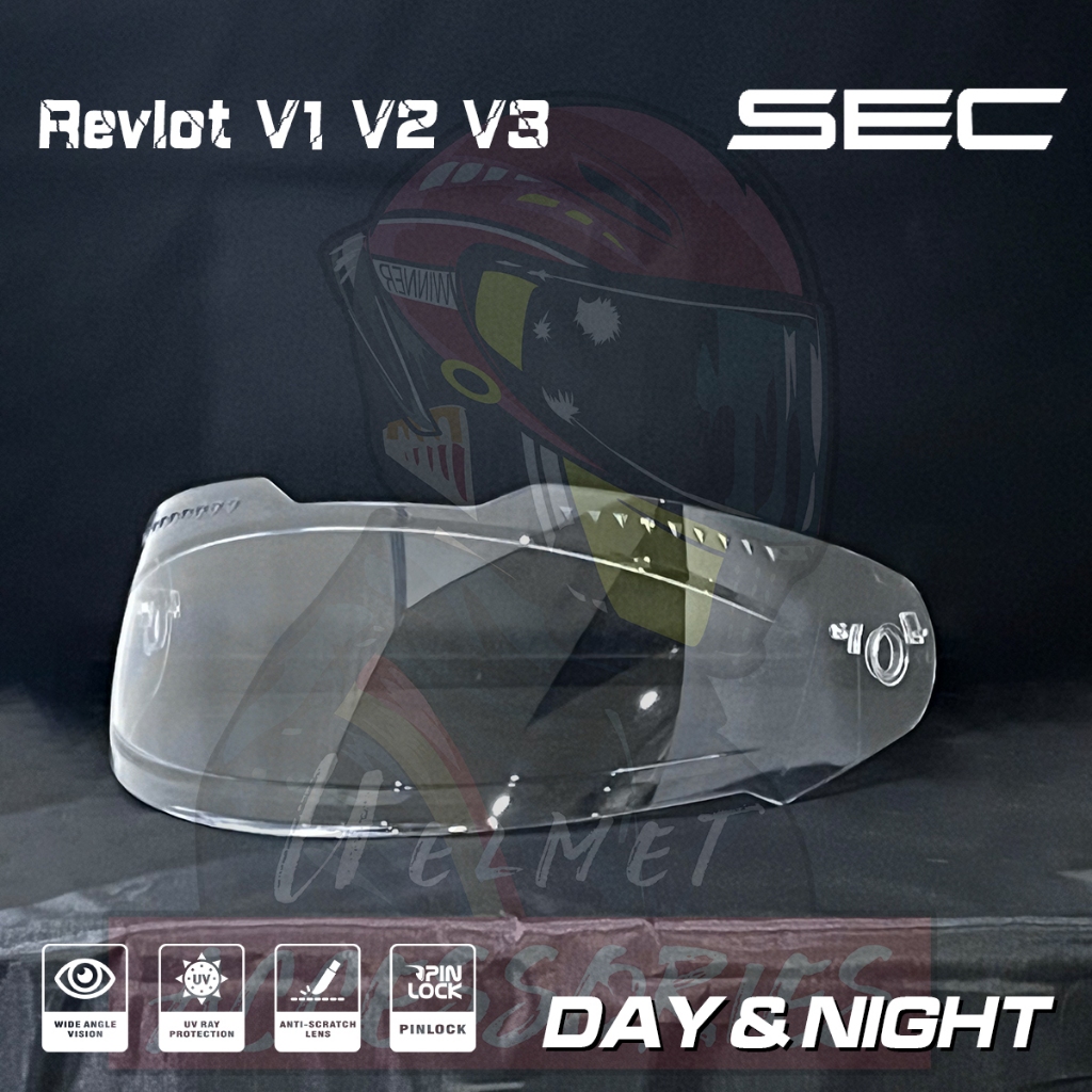 SEC Revolt V2 V3 Visor Lens Clear Lens | Shopee Philippines