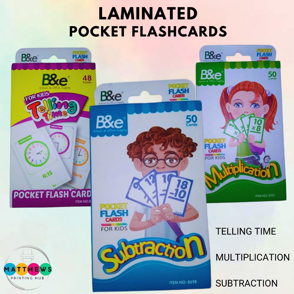 POCKET FLASHCARDS FOR KIDS | Shopee Philippines