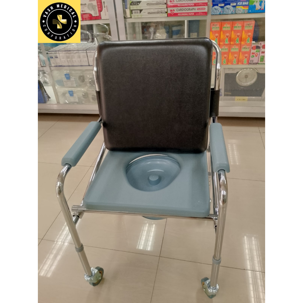 commode chair with wheels | Shopee Philippines
