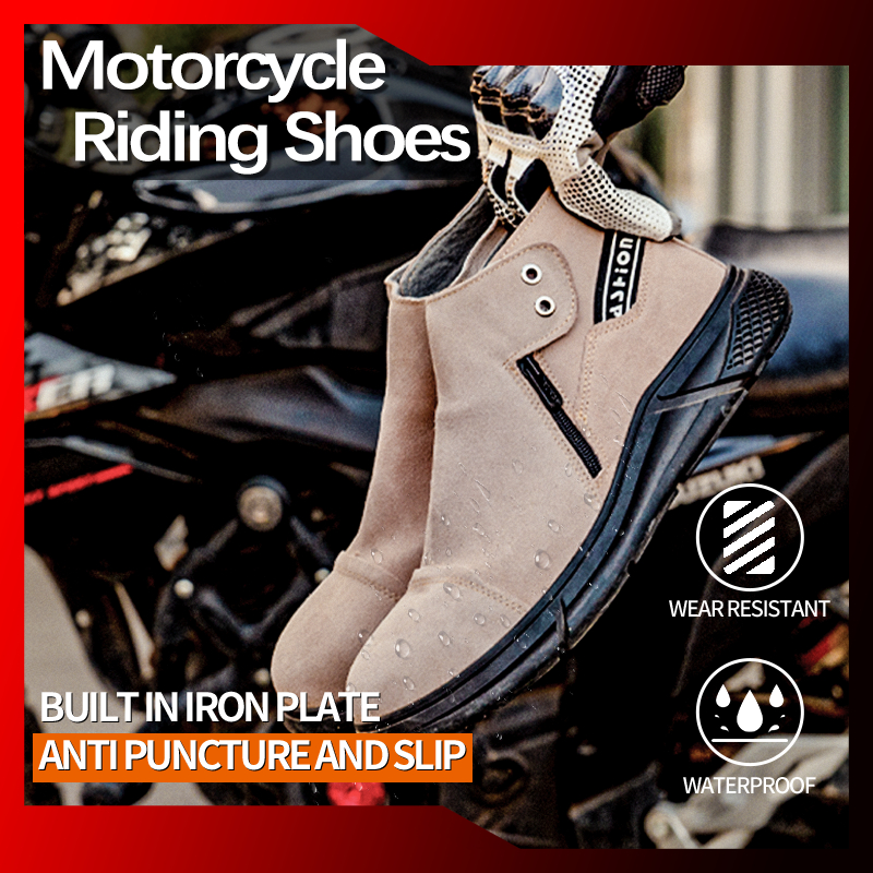 Motorcycle Riding Shoes for men protection Toe Waterproof Safety ...