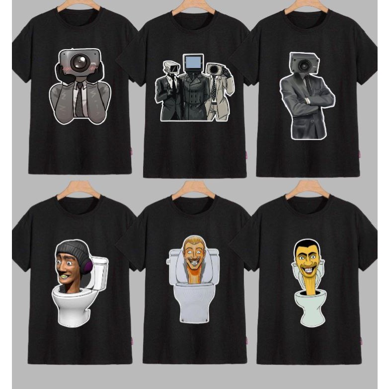 Skibidi Toilet Shirts for Kids and Adults (DTP Print) | Shopee Philippines