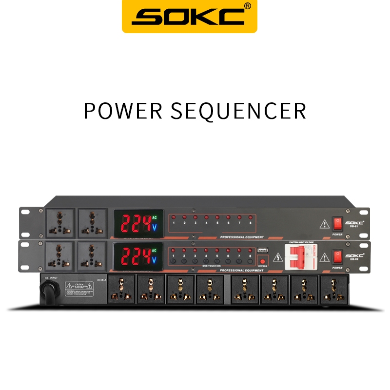 SOKC power sequencer 8 channels controllable + 2 channels ...