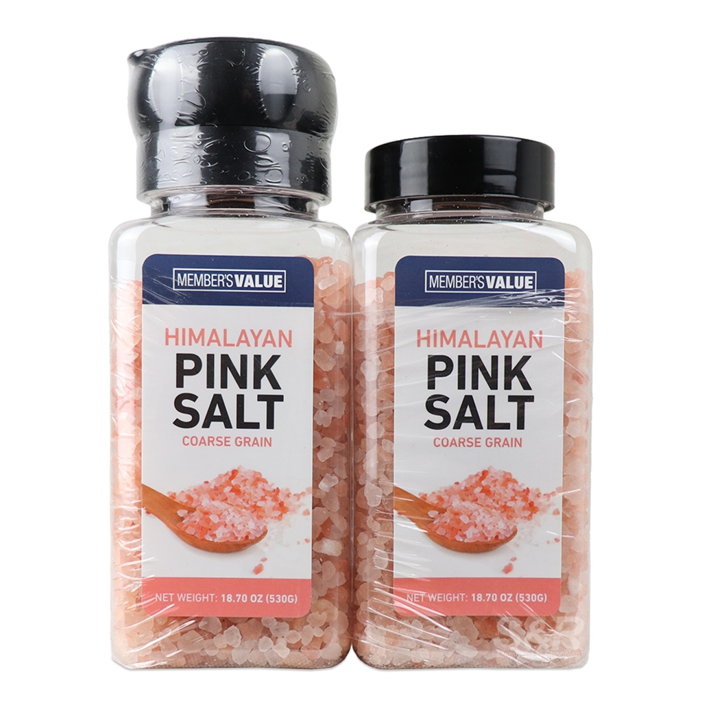 Member's Value Pink Himalayan Salt 2pcs x 530g | Shopee Philippines