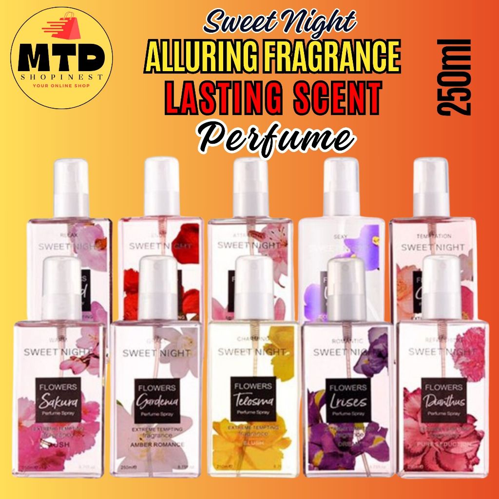 Sweet Night Alluring Fragrance Lasting Scent Perfume 250ml | Shopee ...