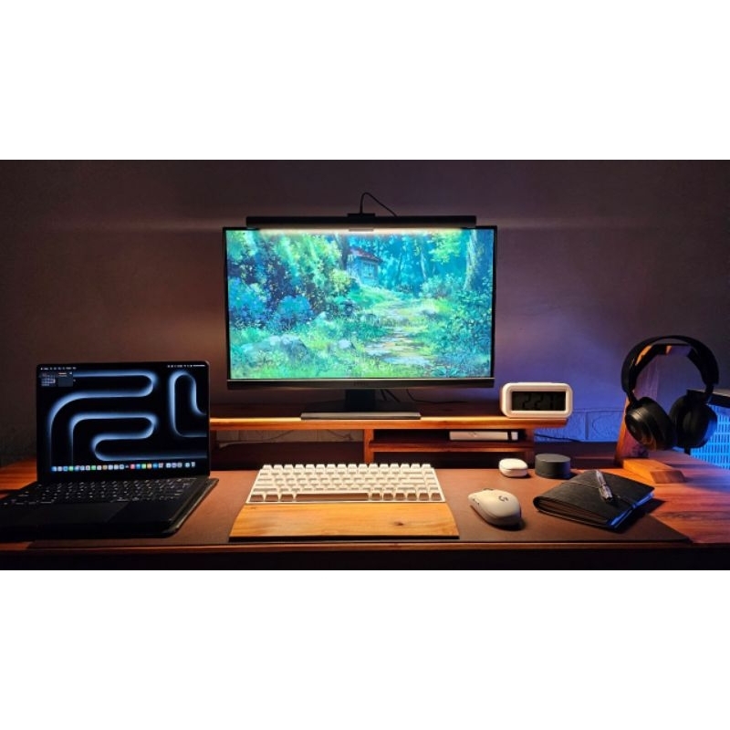Minimalist Monitor Riser made from Hardwood | Shopee Philippines