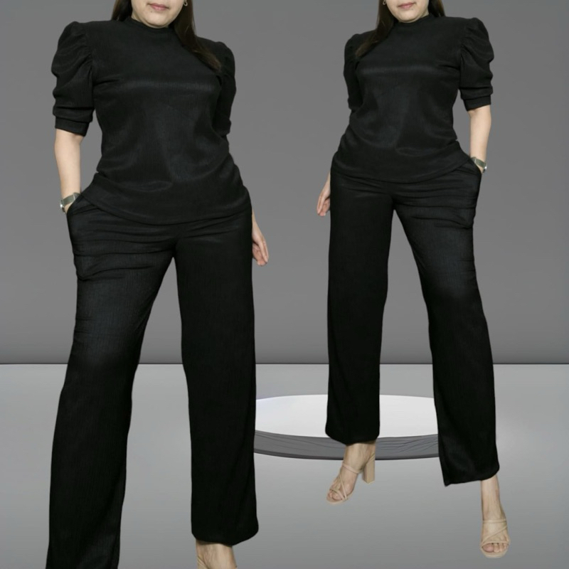 Elegant terno square pants with both side pocket high quality | Shopee ...