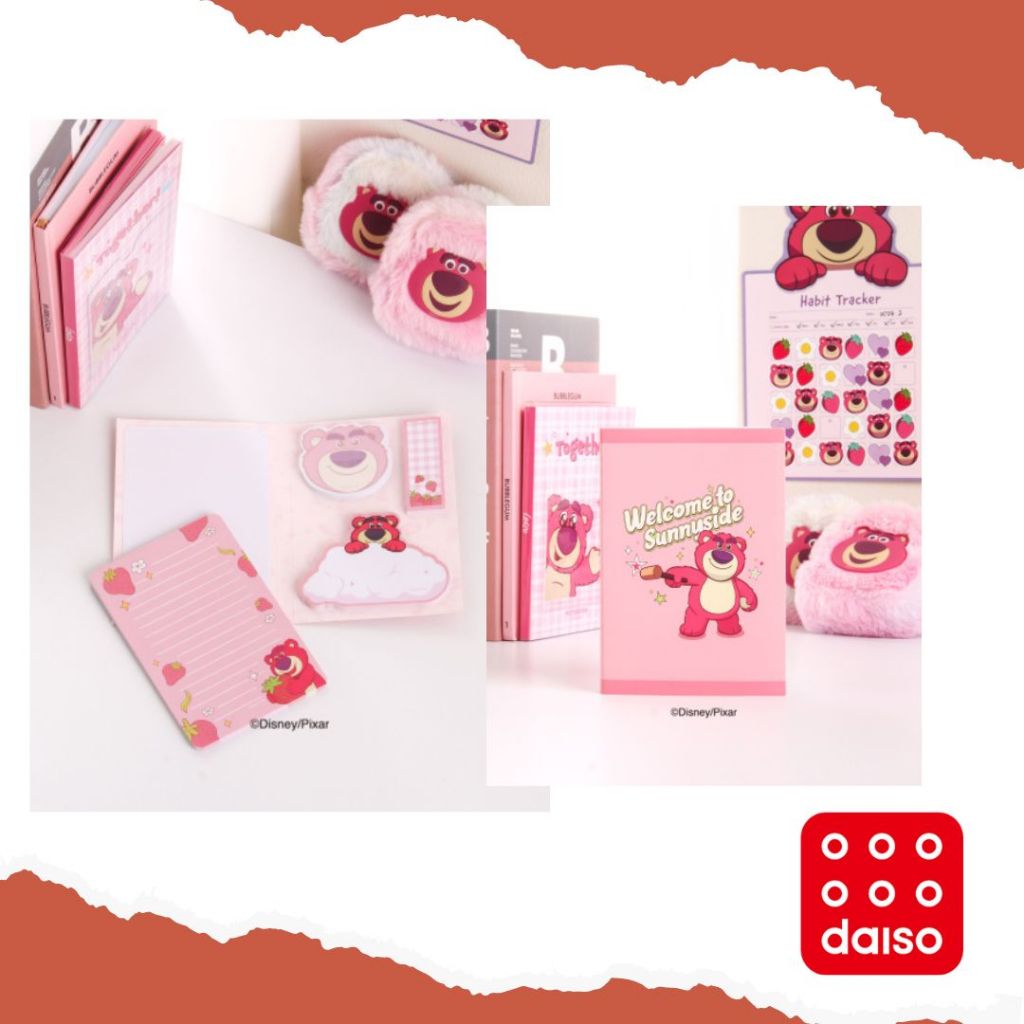 [DAISO KOREA] Lotso Memo Pad Notebook (160 sheets) | Shopee Philippines