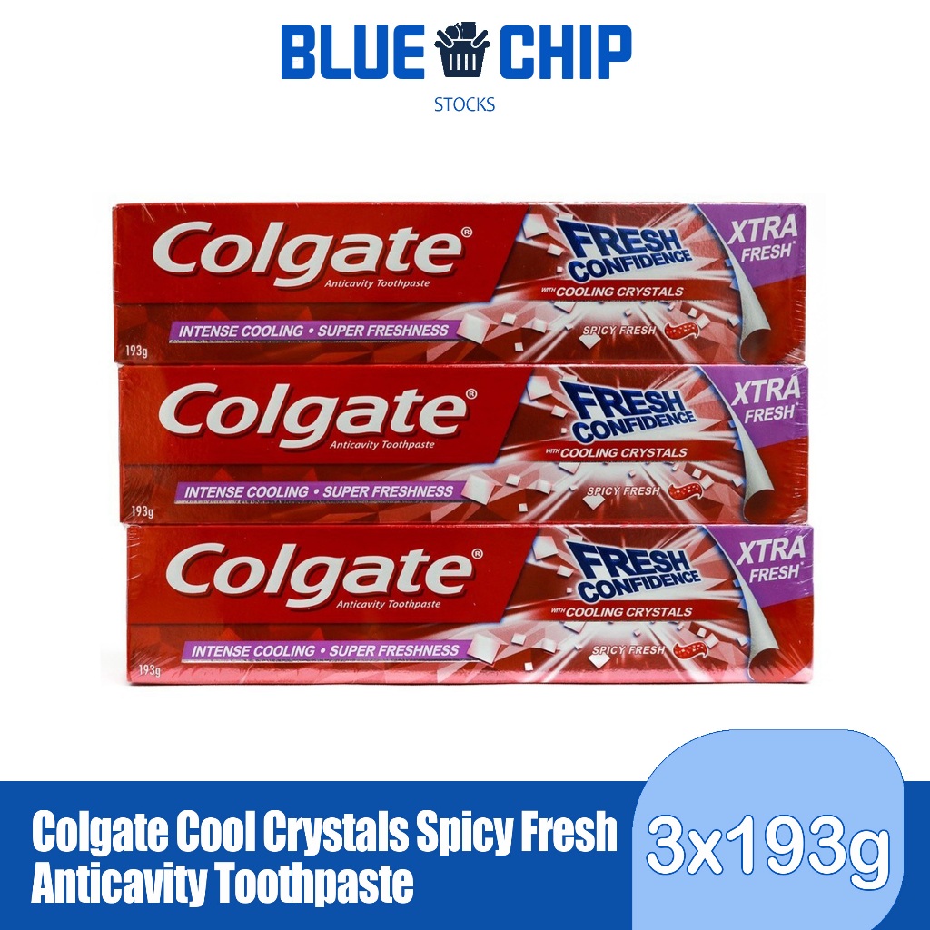 Blue Chips Stocks Colgate Cool Crystals Spicy Fresh Anticavity ...