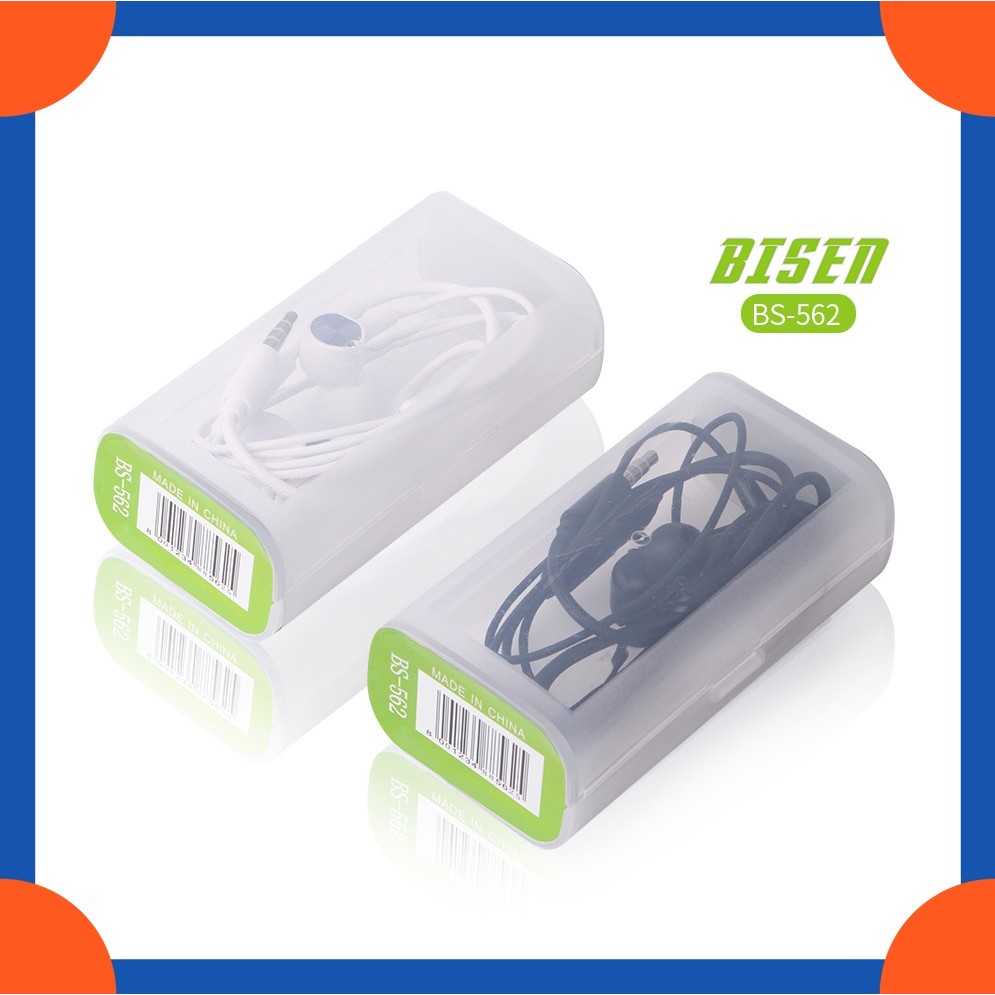 BISEN BS-562 3.5mm bass piston earbud style high quality headphones ...