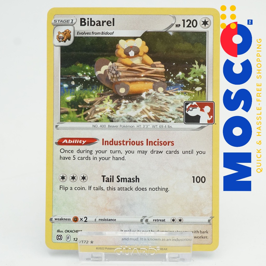 Bibarel - 121/172 - Holo Rare Prize Pack Series Prize Pack Series ...