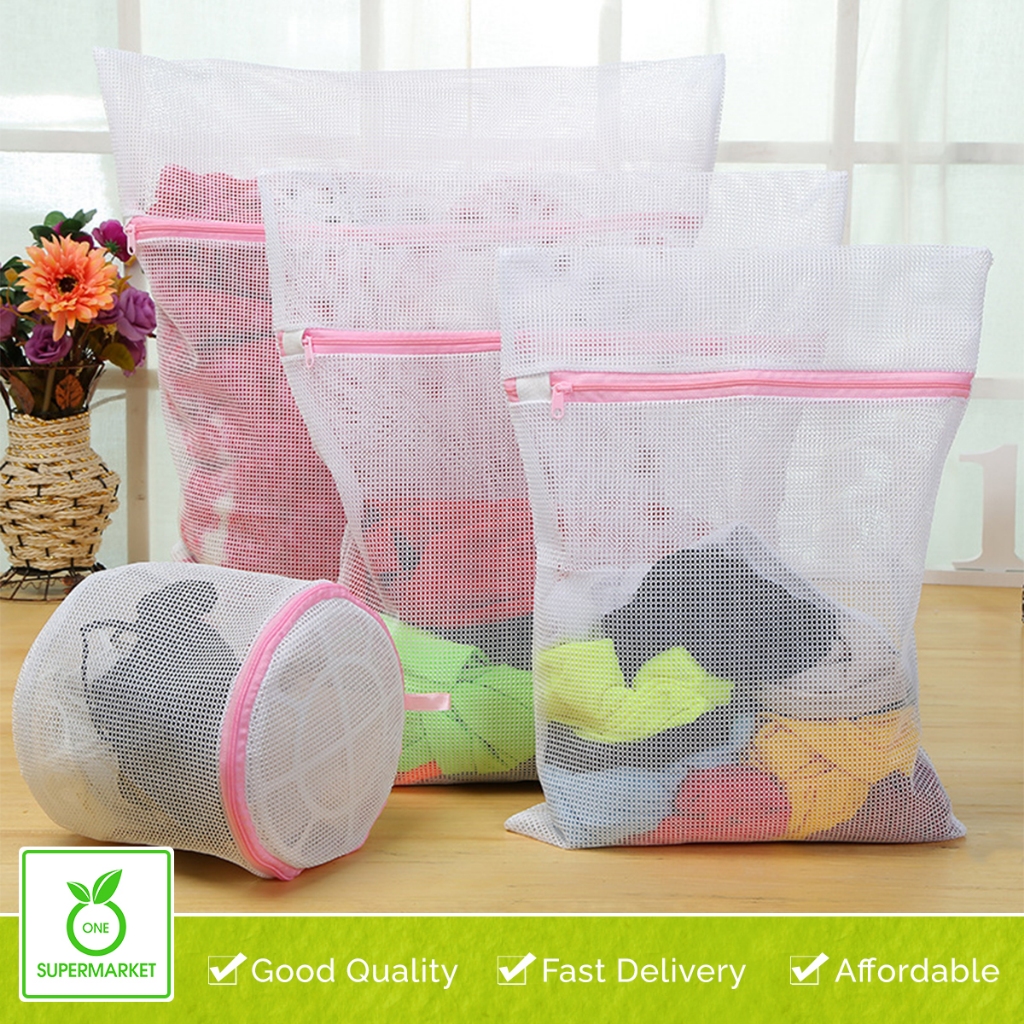 One Supermarket Random Color Washing Machine Net Mesh Laundry Bags Set ...