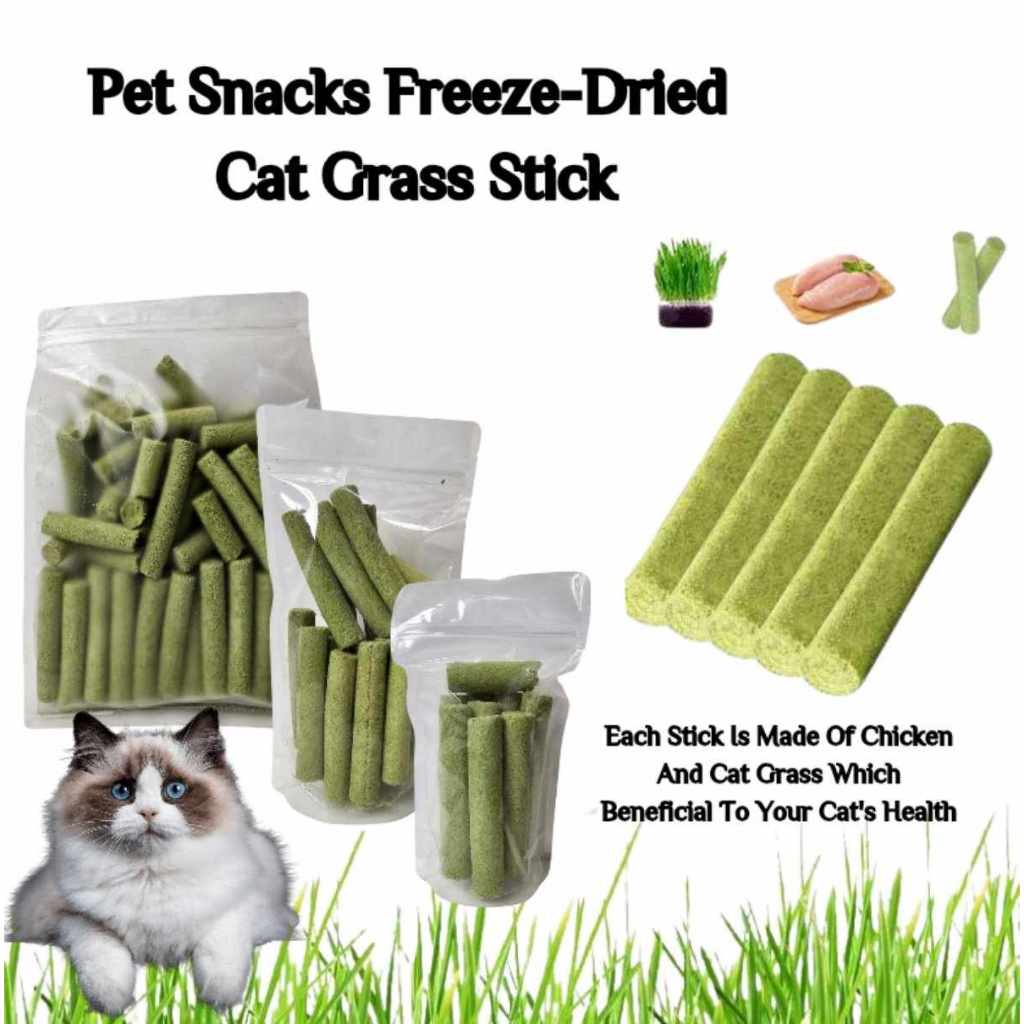 Freeze-Dried Cat grass Snacks Cat Treats Granules cat Food Pet Treats ...