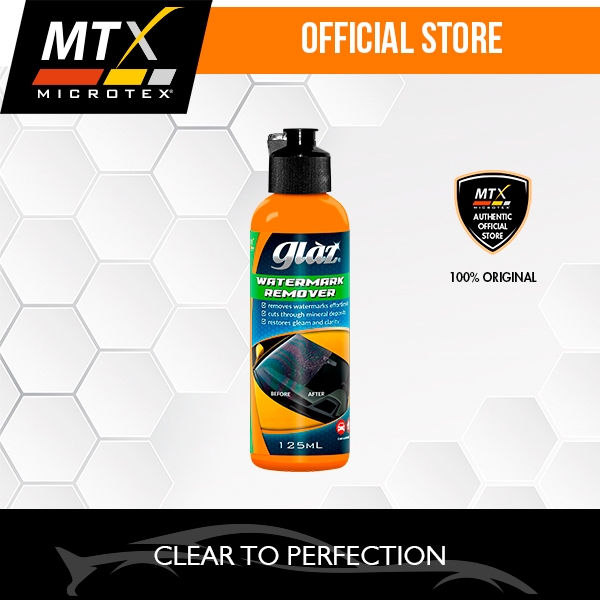 Microtex Glaz Water Marks Remover 125ml (Glass Cleaner, Acid Rain ...