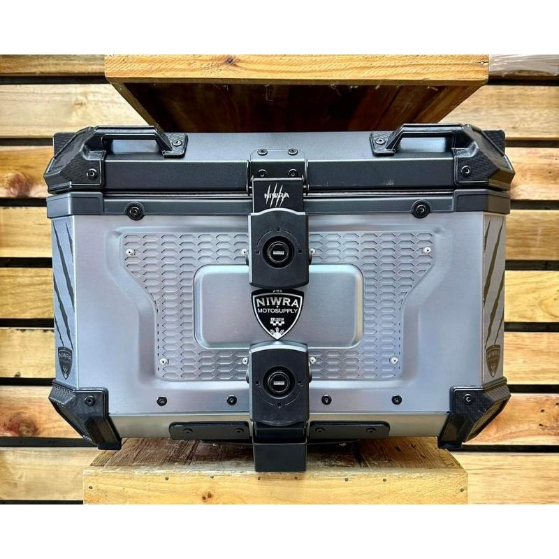 NEW‼️22L,25L,35,45L,55L/50L and 65L ALLOY TOP BOX NIWRA | Shopee ...