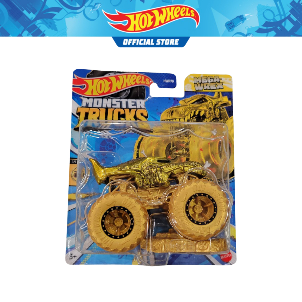 Hot Wheels Monster Trucks 2024 Mail-In Gold Mega-Wrex (NOT FOR SALE ...