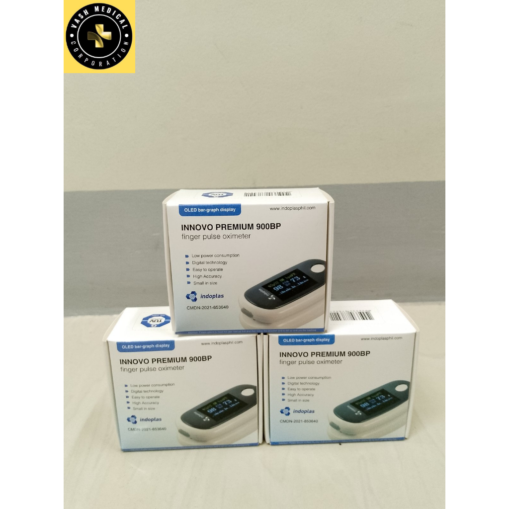 INDOPLAS RECHARGEABLE PULSE OXIMETER INNOVO | Shopee Philippines