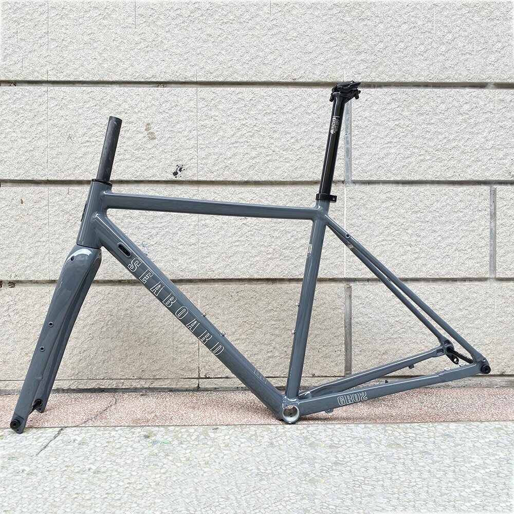 Tsunami Seaboard GR02 Gravel Frame Set (Cement Gray) | Shopee Philippines