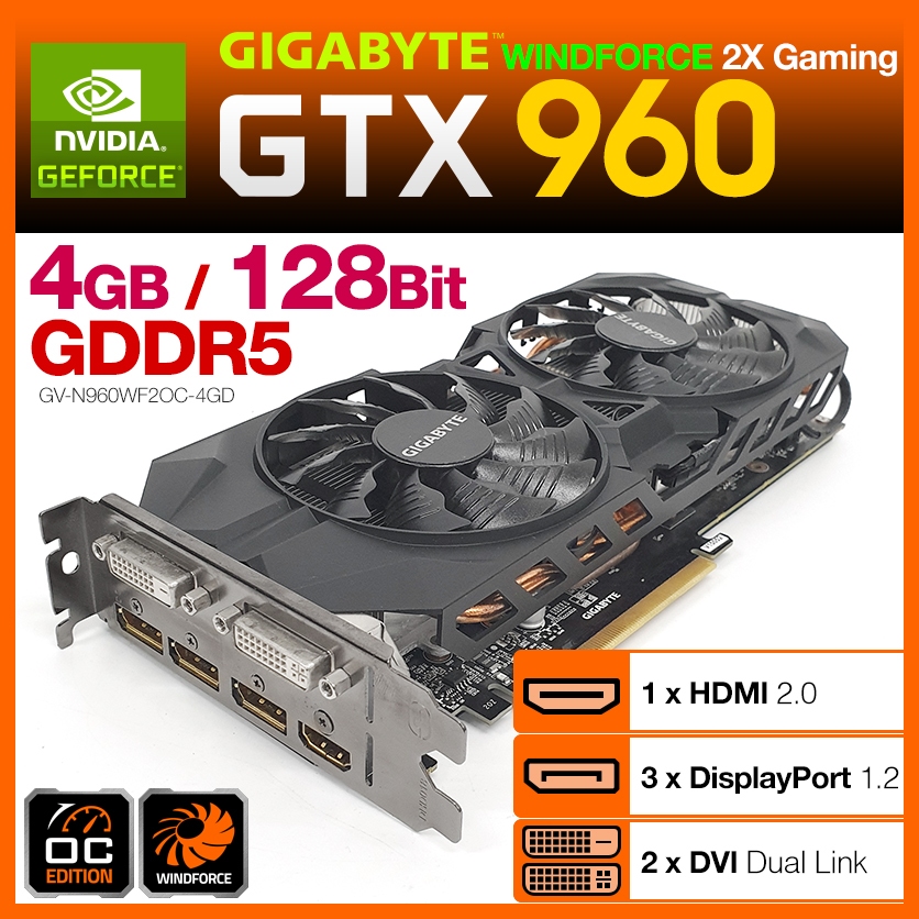 GTX 760 / GTX 960 970 / GTX 1060 HIGH PERFORMANCE GPU GRAPHICS NVIDIA ...