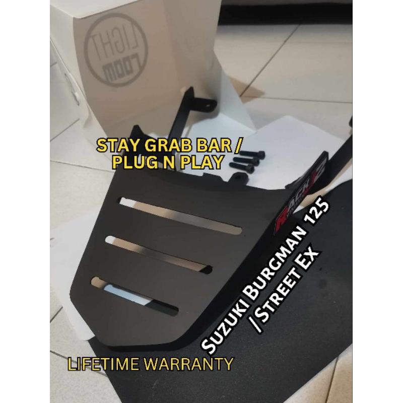 Rack Monorack Bracket for Suzuki Burgman/EX Stay grab bar Heavy Duty | Shopee Philippines