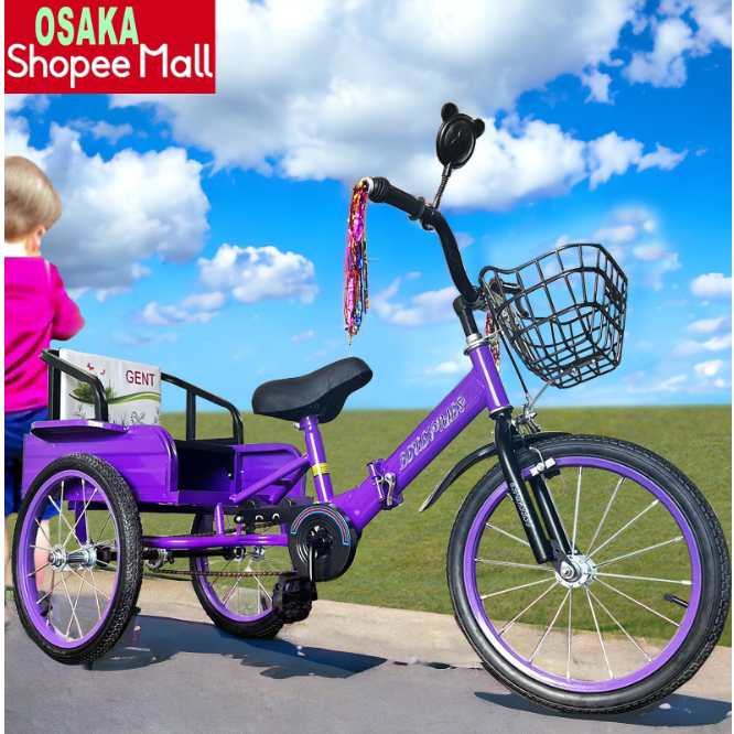 Japan Twin Bicycle for Kids Tricycle Baby Bike for 2-10years old woth ...