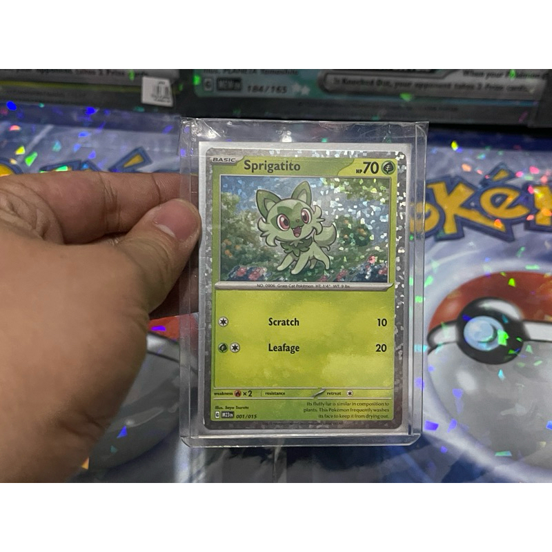 Sprigatito Mc Donalds Promo Pokemon Trading Card | Shopee Philippines