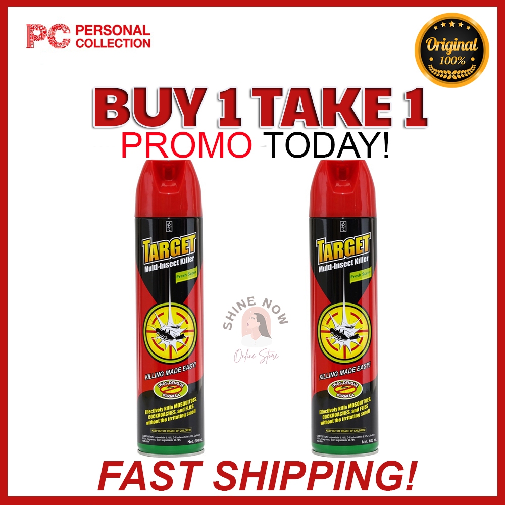 Buy1 Take1 Target Multi-insect Killer Spray 600ml, insecticide, easy to ...