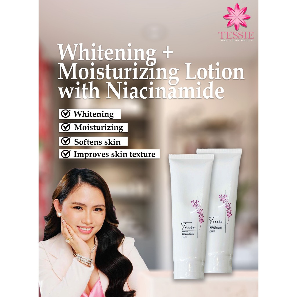 Tessie Whitening + Moisturizing Lotion with Niacinamide | Shopee ...