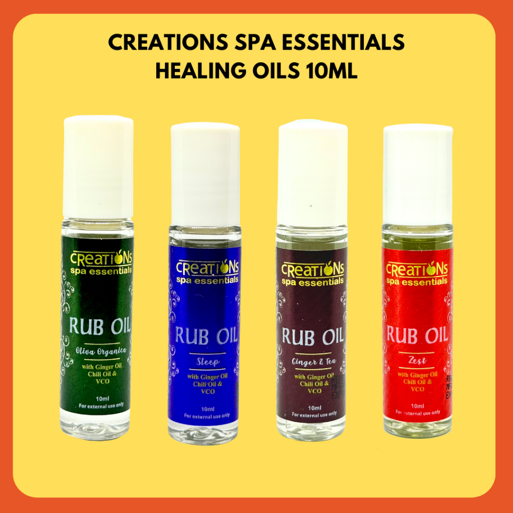 𝐎𝐑𝐈𝐆𝐈𝐍𝐀𝐋 (HEALING OIL) CREATIONS SPA ESSENTIALS 10ml ROLL ON WITH VCO ...