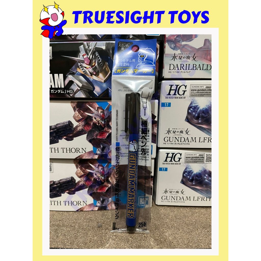 GM01 Gundam Panel Line Marker Black (Fine tip for Gunpla panel lines ...