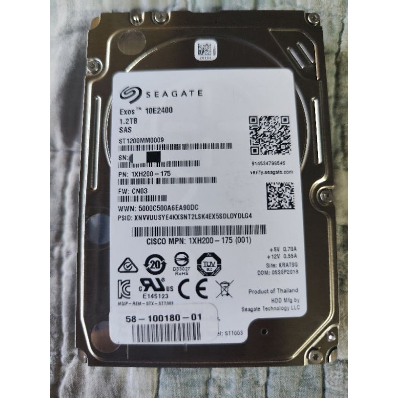 Seagate Exos 1.2TB SAS Drive | Shopee Philippines