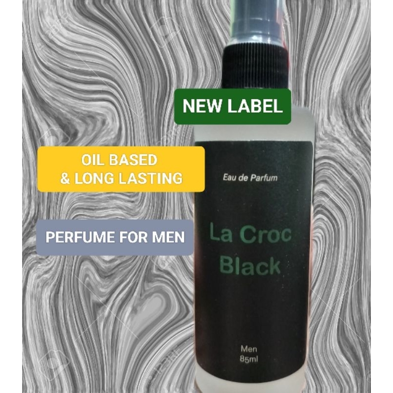 LA CROC BLACK FOR MEN OIL BASED PERFUME 85ML | Shopee Philippines