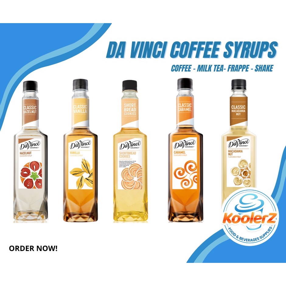 Da Vinci Gourmet Coffee Syrups (750ml) | Shopee Philippines