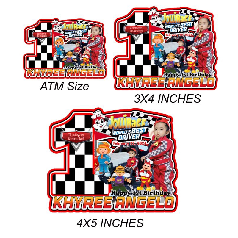 Ref Magnet Jolly Race Theme/ Jollibee/Cars (Big Size) | Shopee Philippines