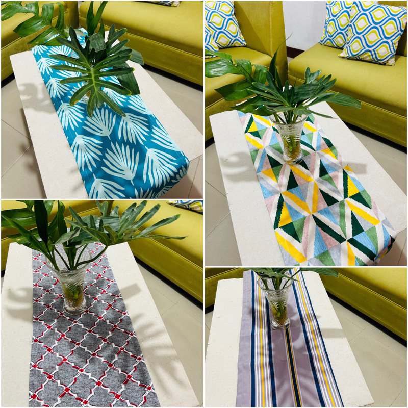 High Quality Cloth Center Table Runner | Center Table Cover and Vase ...
