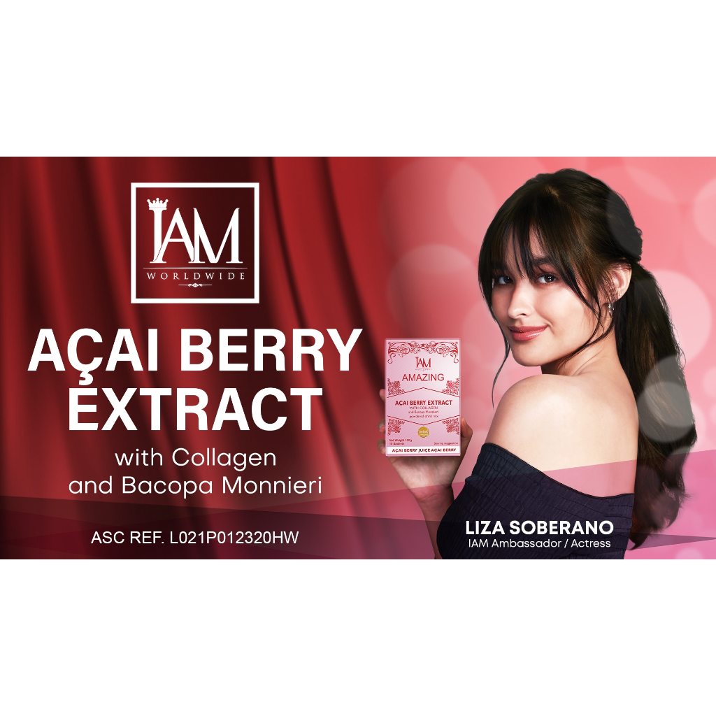 Amazing Acai Berry Extract with Collagen and Bacopa Monnieri | Shopee ...