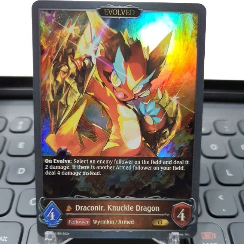 DRACONIR, KNUCKLE DRAGON EVOLVED G BP03 SHADWVERSE EVOLVE TCG ENGLISH | Shopee Philippines