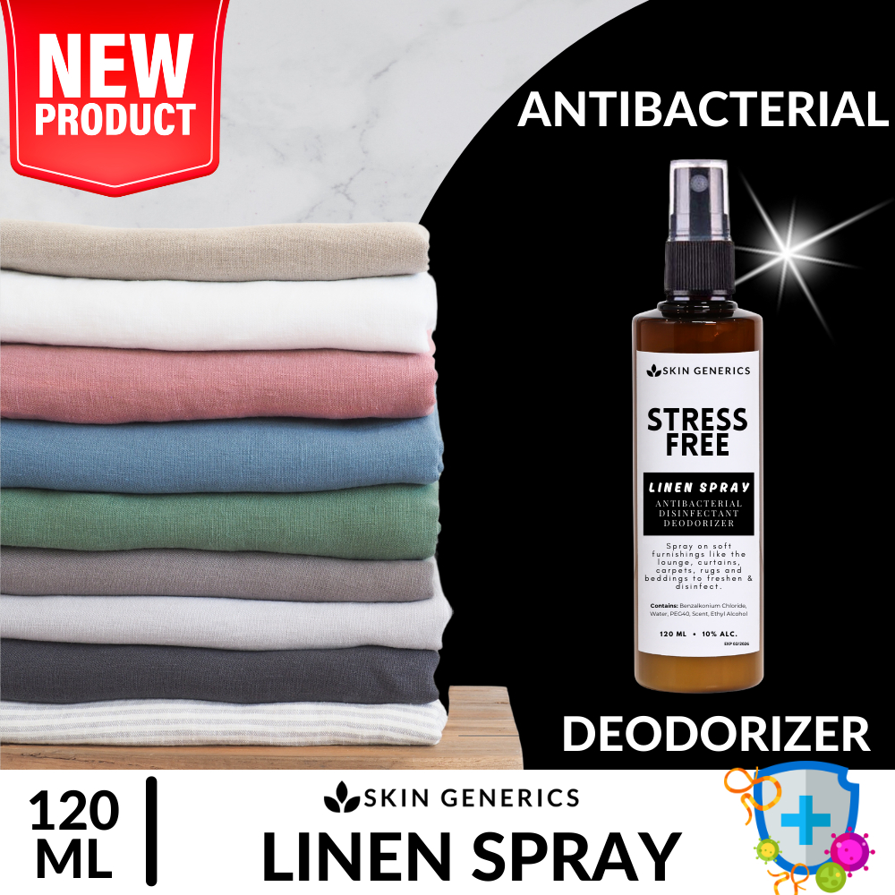 [ ANTIBACTERIAL LINEN SPRAY ] SkinGenerics Linen Spray Antibacterial ...